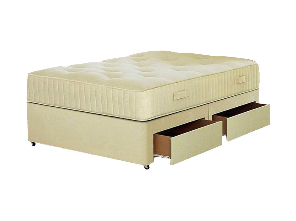 2 Drawer Divan Base – Fabric – Mattresses Ireland